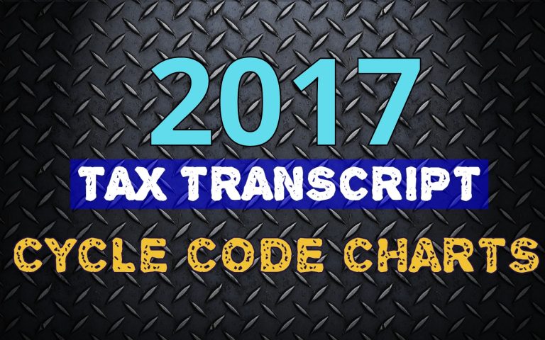 2017 Tax Transcript Cycle Code Chart ⋆ Where's My Refund? - Tax News ... 2017 Tax Transcript Cycle Code Chart ⋆ Where's My Refund? - Tax News ...