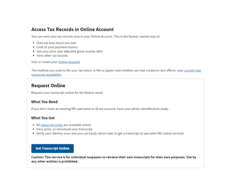 How to Read an IRS Account Tax Transcript: A Step-by-Step Guide ⋆ ...