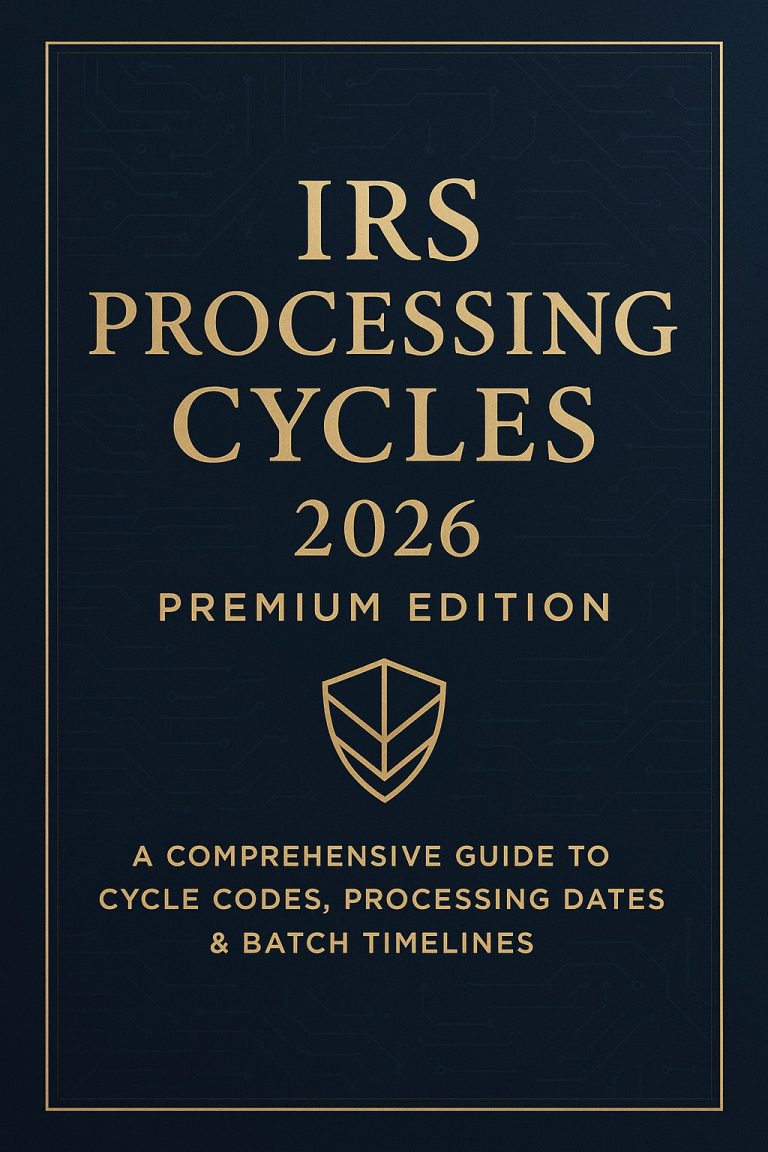 2026 IRS Processing Cycles ⋆ RefundTalk.com