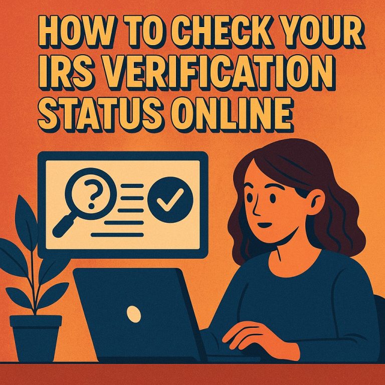 How to Check Your IRS Verification Status Online ⋆ RefundTalk.com