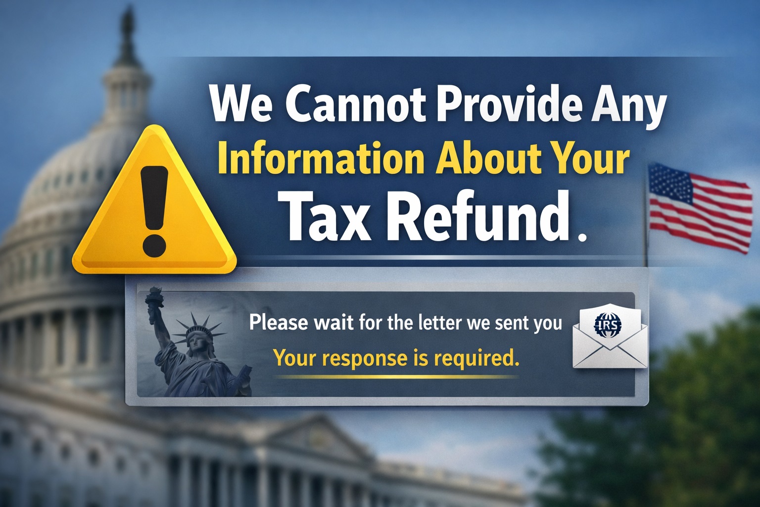 “We cannot provide any information about your refund” — What This ...