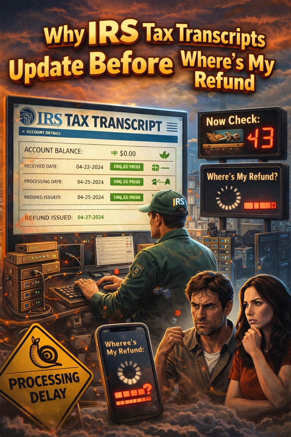 Why IRS Tax Transcripts Update Before Where’s My Refund (WMR) ⋆ ...